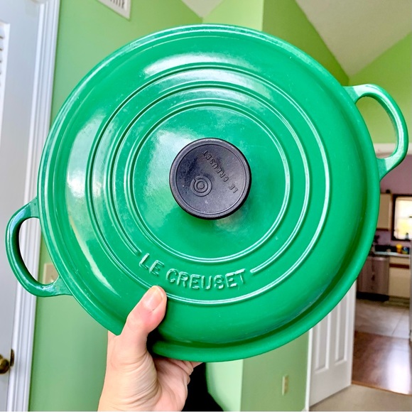 Le Creuset | Kitchen | Le Creuset Vintage Rare Green Kitchenware Pot ...